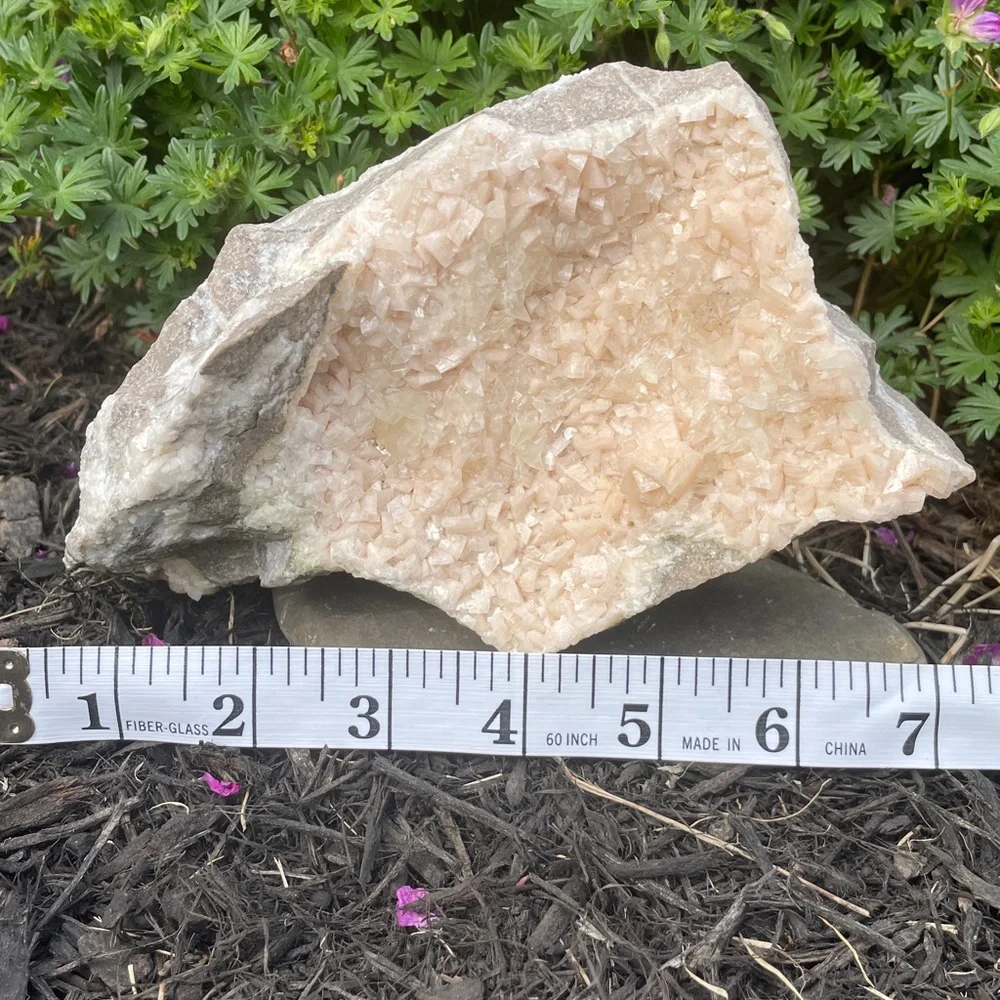Accents | Pink Dolomite Crystal Extra Large With Uv Reactive Calcite ...